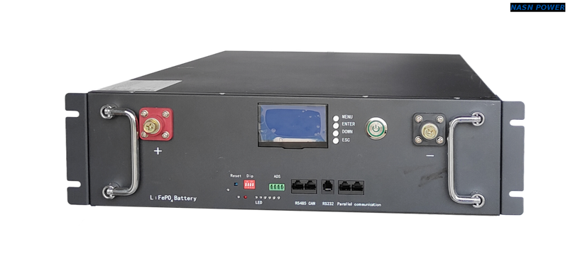 Rack-mounted 48V100AH lithium-ion battery - Buy 5KWH rack battery ...