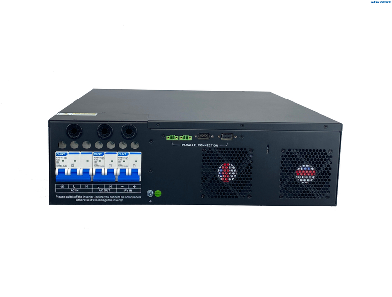 Rack-mounted hybrid solar inverter 5kW 220Vac - Buy Solar Hybrid ...